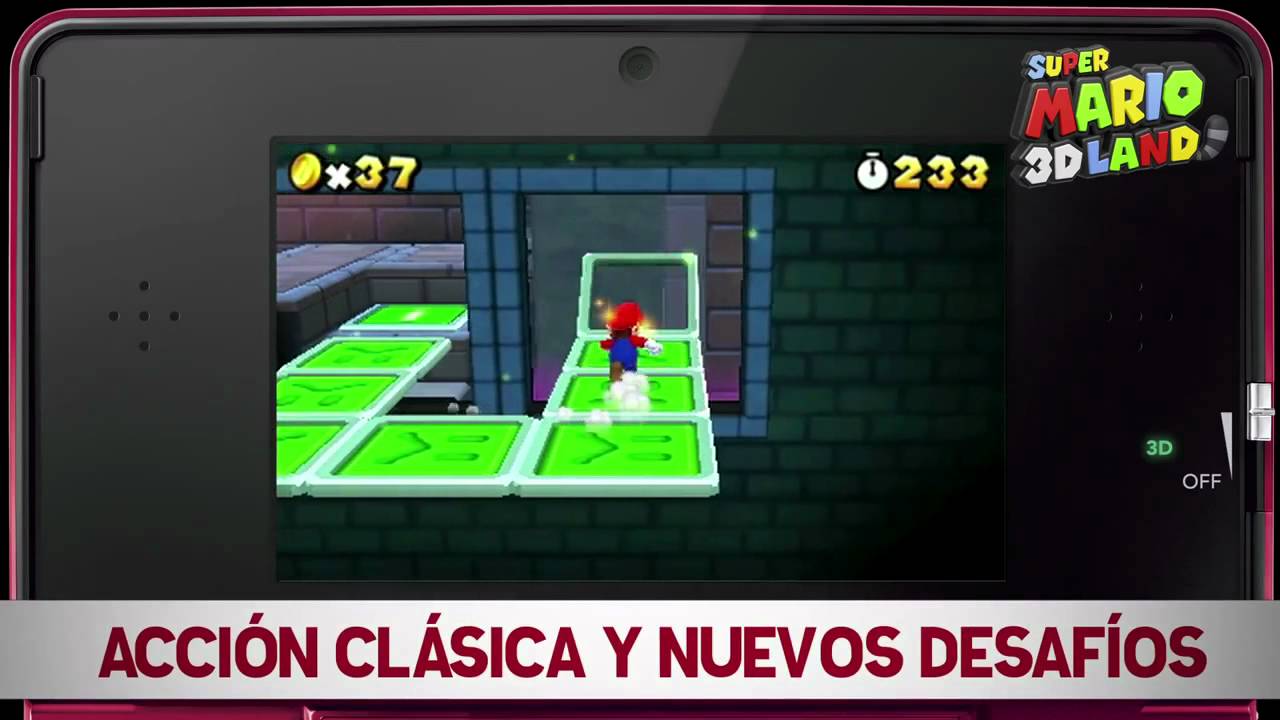 Super Mario Bros 3DS - Game play en Hobbynews.es - YouTube