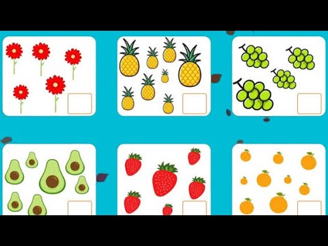 Count, write and match the same number of objects | Count and write the ...