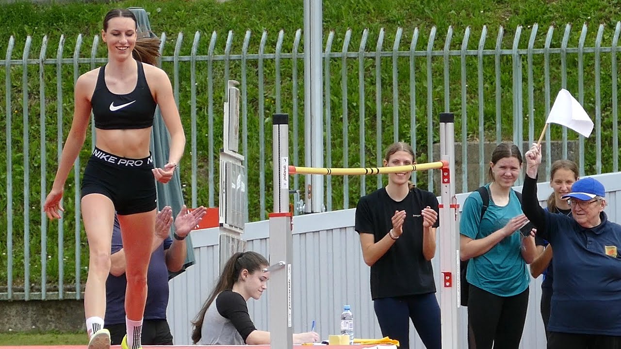 Tinkara Omerzu (SLO) High Jump 166 cm 1st Place Highschool ...