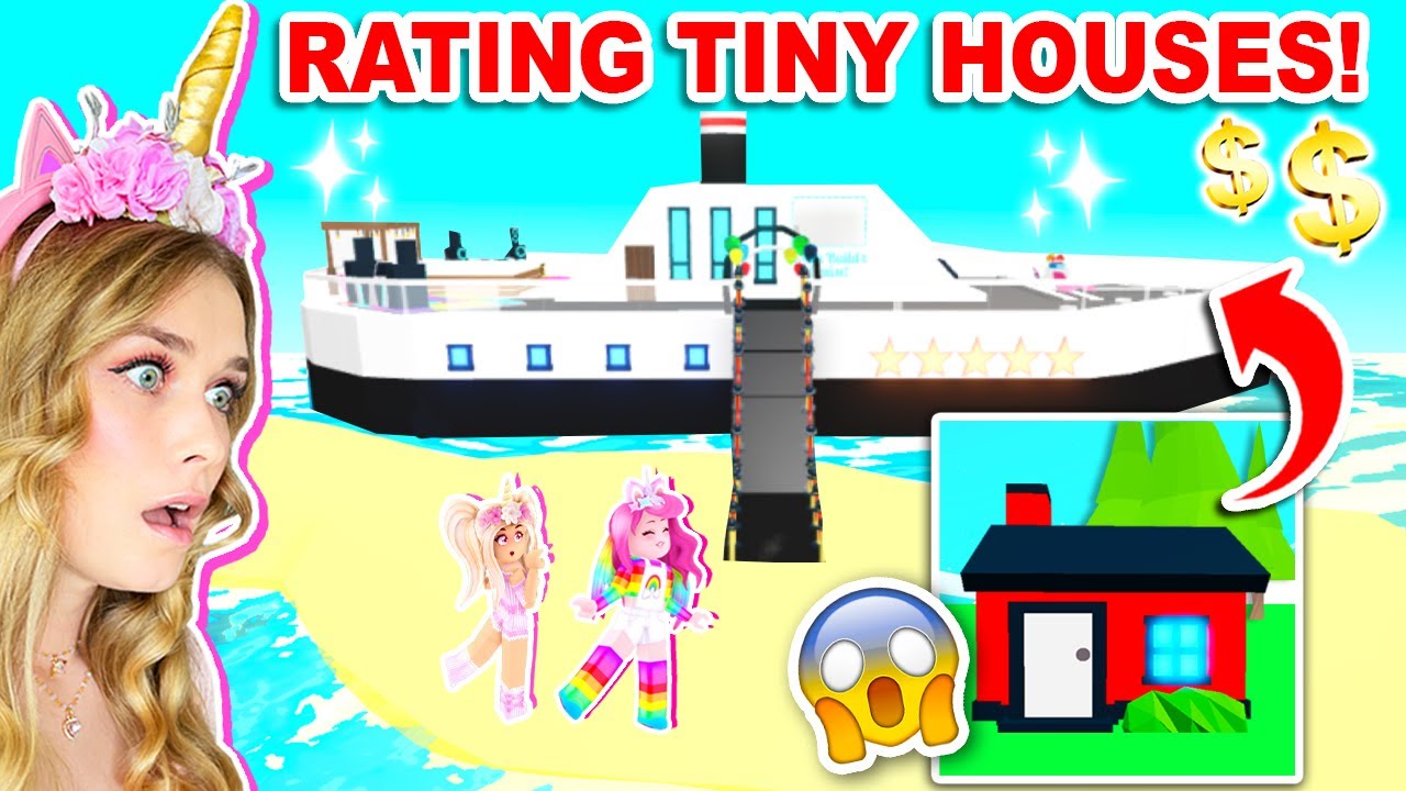 Rating TINY HOUSES ONLY With Sunny! (Roblox) - YouTube