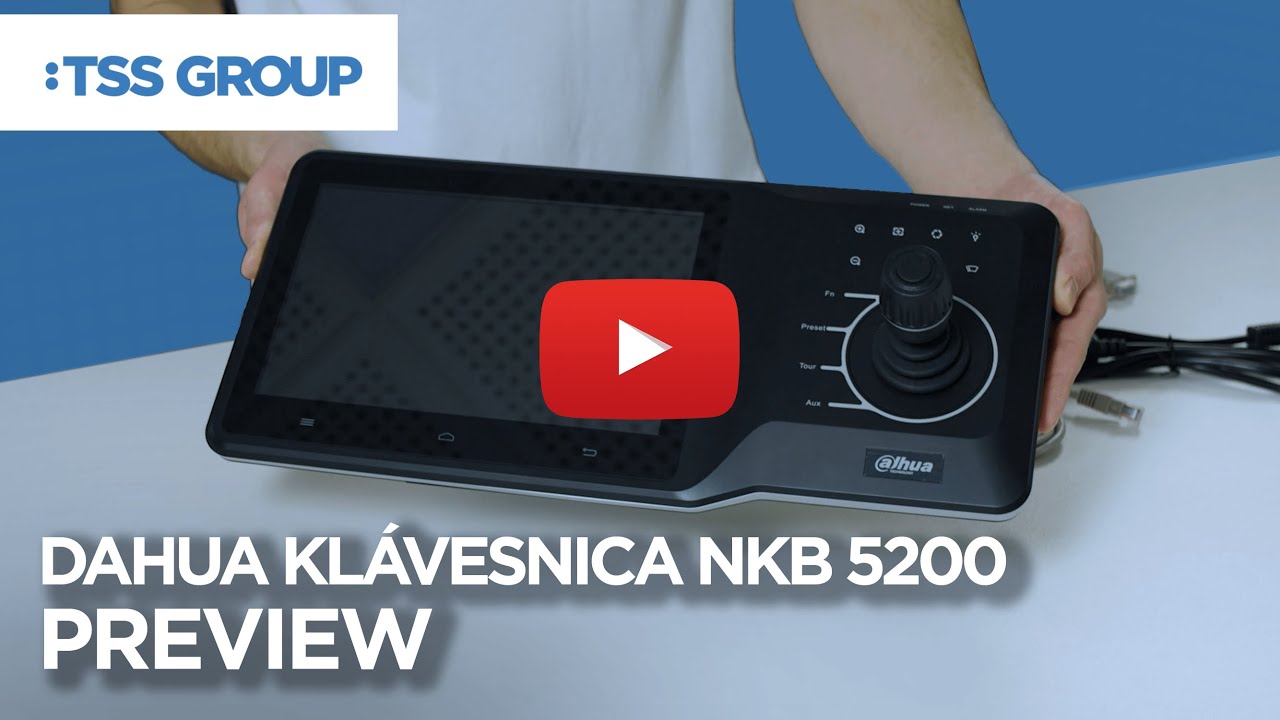 Dahua NKB5200 | Klávesnice pro PTZ kamery | Preview & připojení k DSS ...