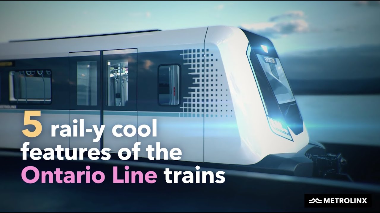 5 rail-y cool features of the Ontario Line trains - YouTube