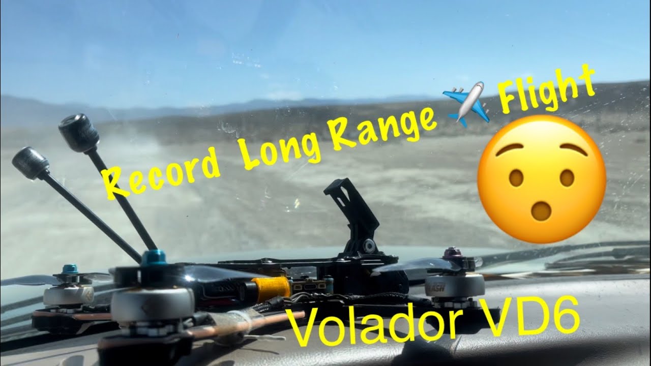 FlyfishRC Volador VD 6 Inch Quad 5Mile/8km Long Range Record Flight ...