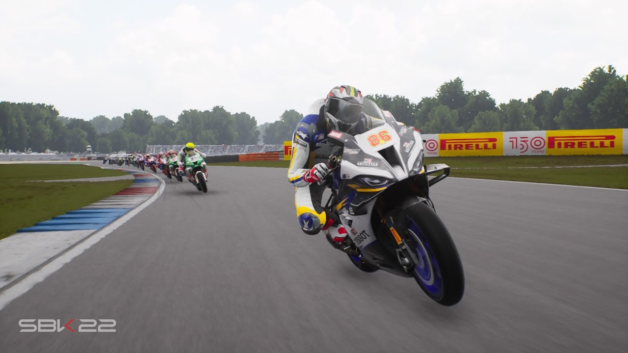 【PS4】SBK 22 Career mode #4 Season 1 Rd.2 ASSEN Race 1 - YouTube