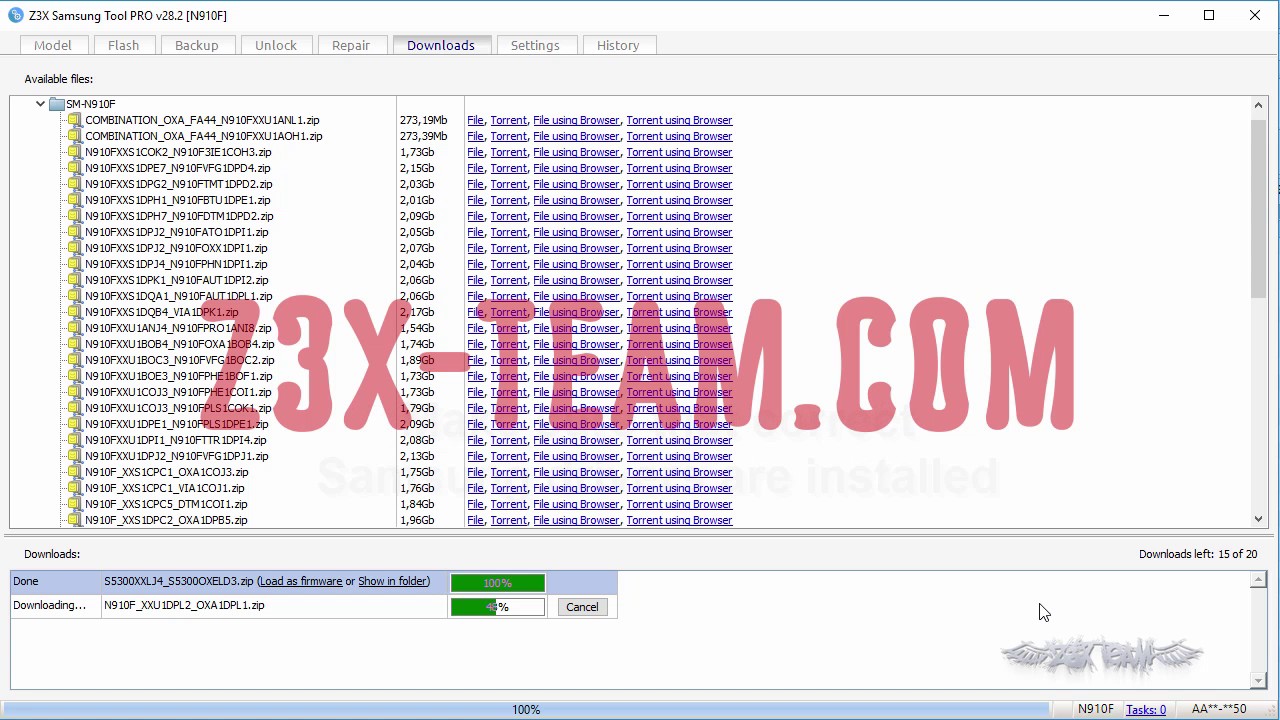 SM N910F flash - YouTube