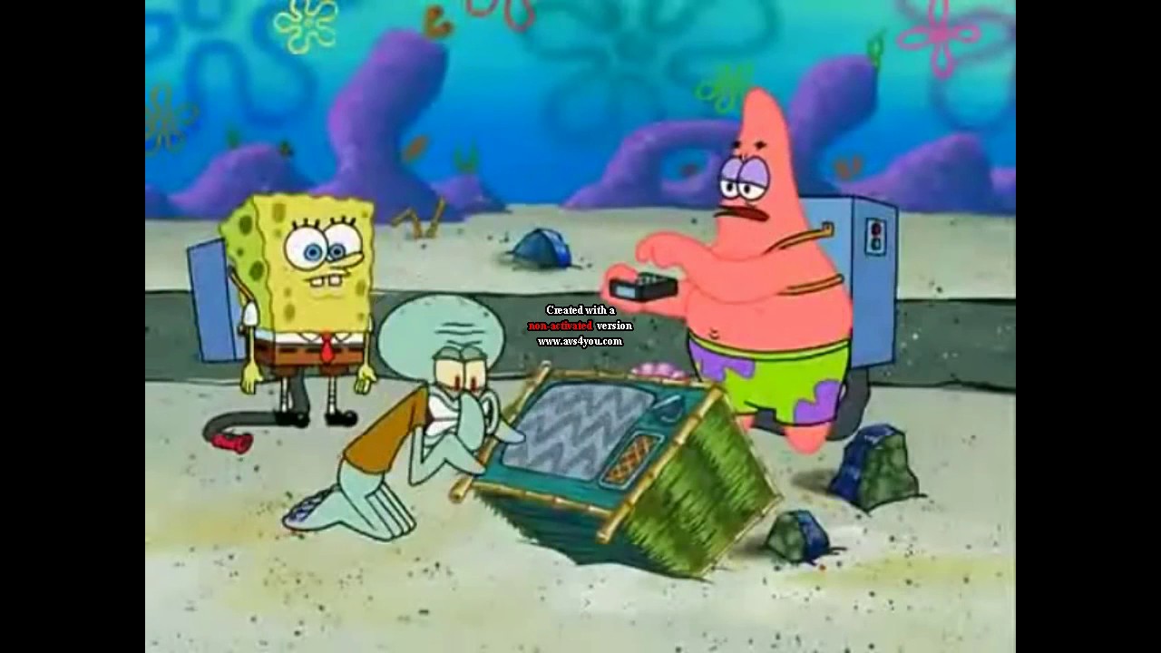 Patrick Hates A Spongebob Squrepants Nickelodeon Bumper - YouTube
