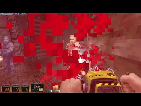 #1 Request Doom 2 mod: UAC Ultra DN3DooM v1.07b MAP 01: DIG - YouTube