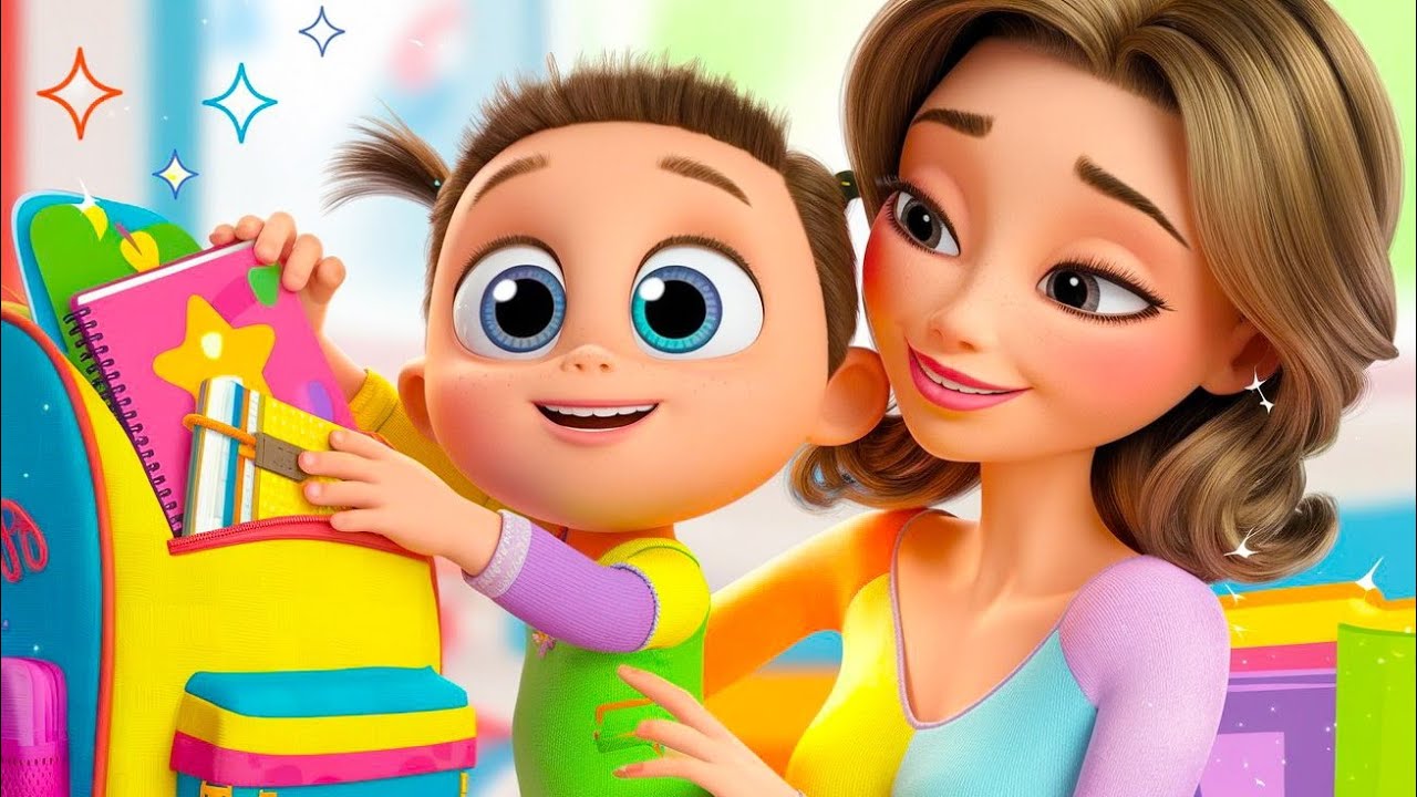 Getting Ready for School Song | @KidssVenturesNursery Rhymes & Kids ...