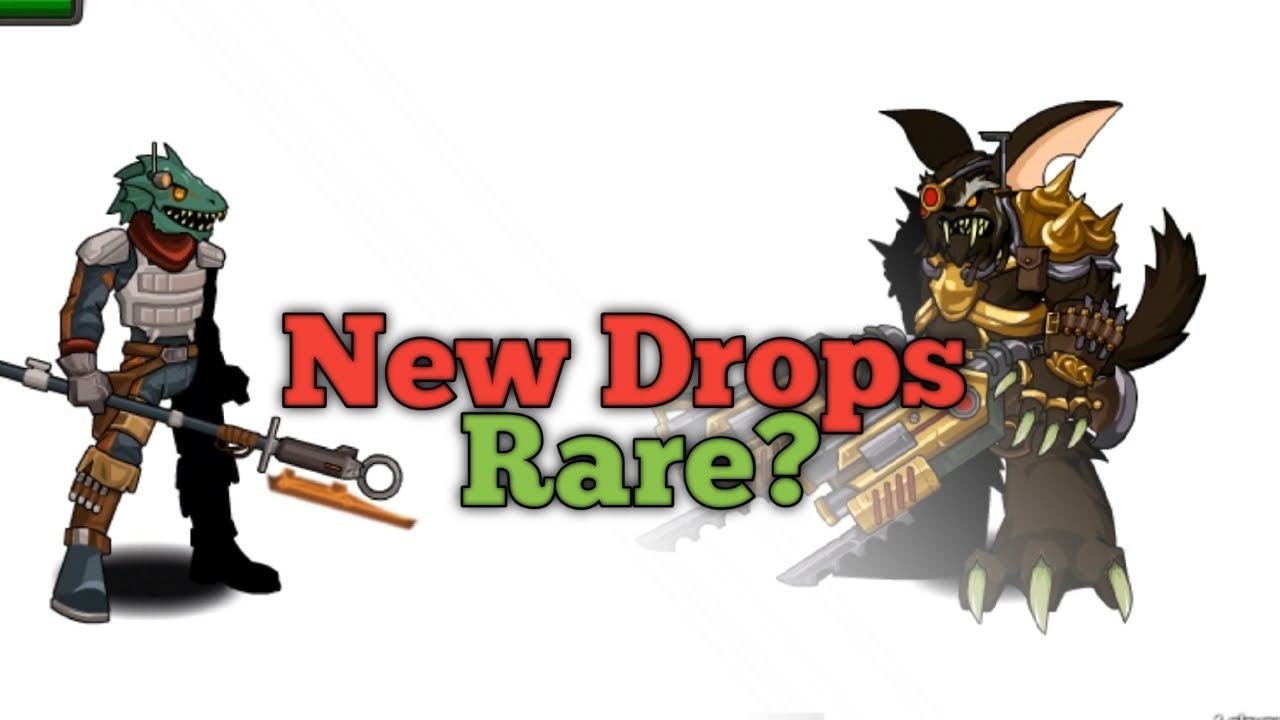 AQW New Gear Shop & Rare Item Drops - YouTube