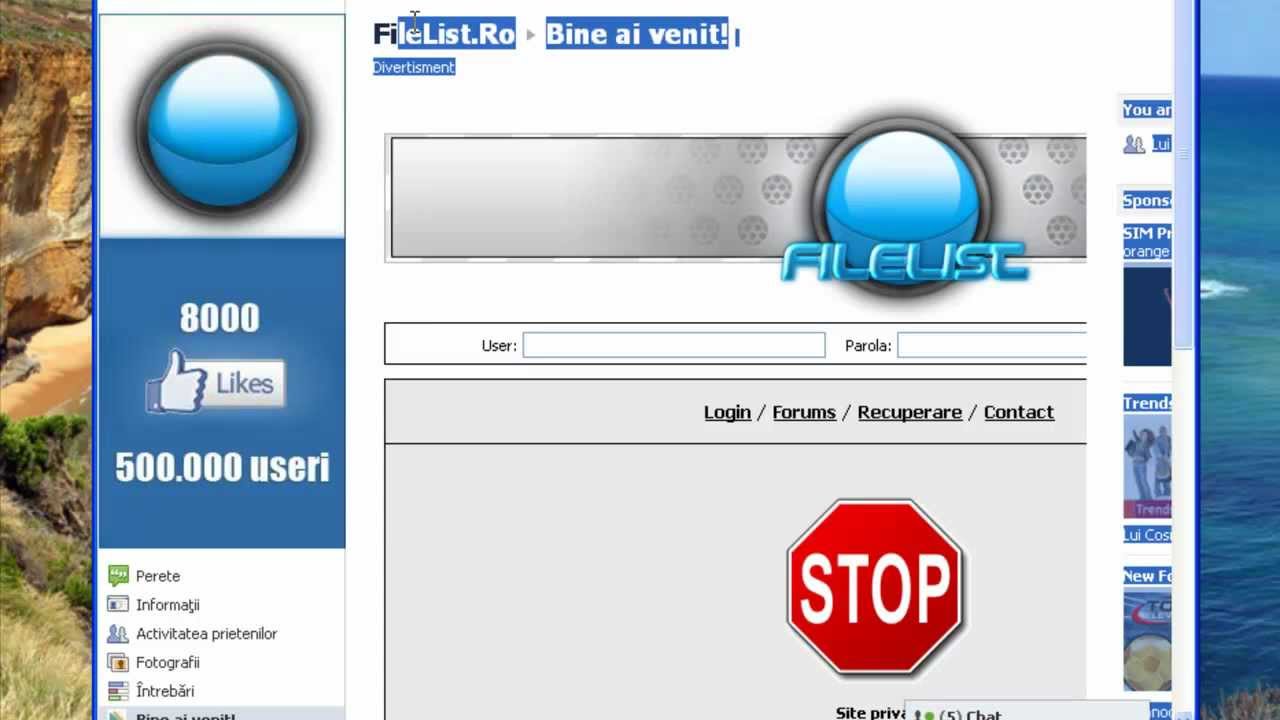 Cum creezi un cont de FileList GRATIS! (nu mai merge faza.. :( Sorry ...