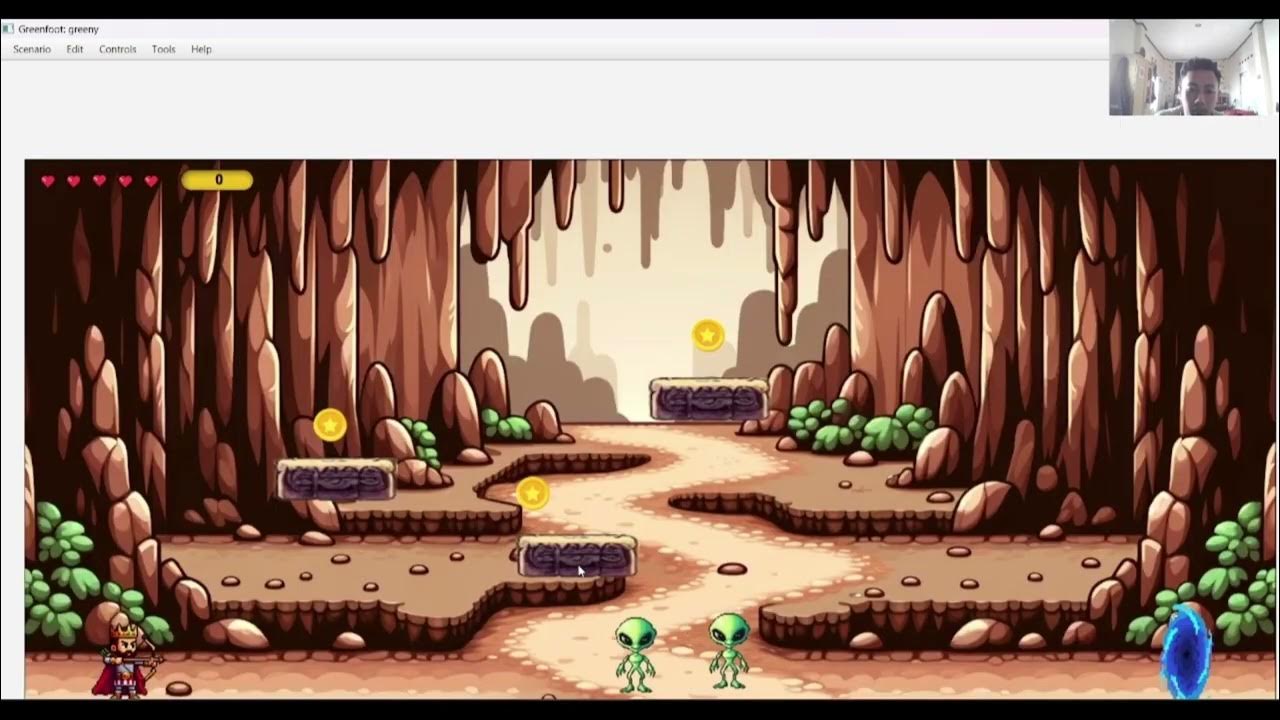 Demo Game Greenfoot (Greeny The Guardian) - YouTube