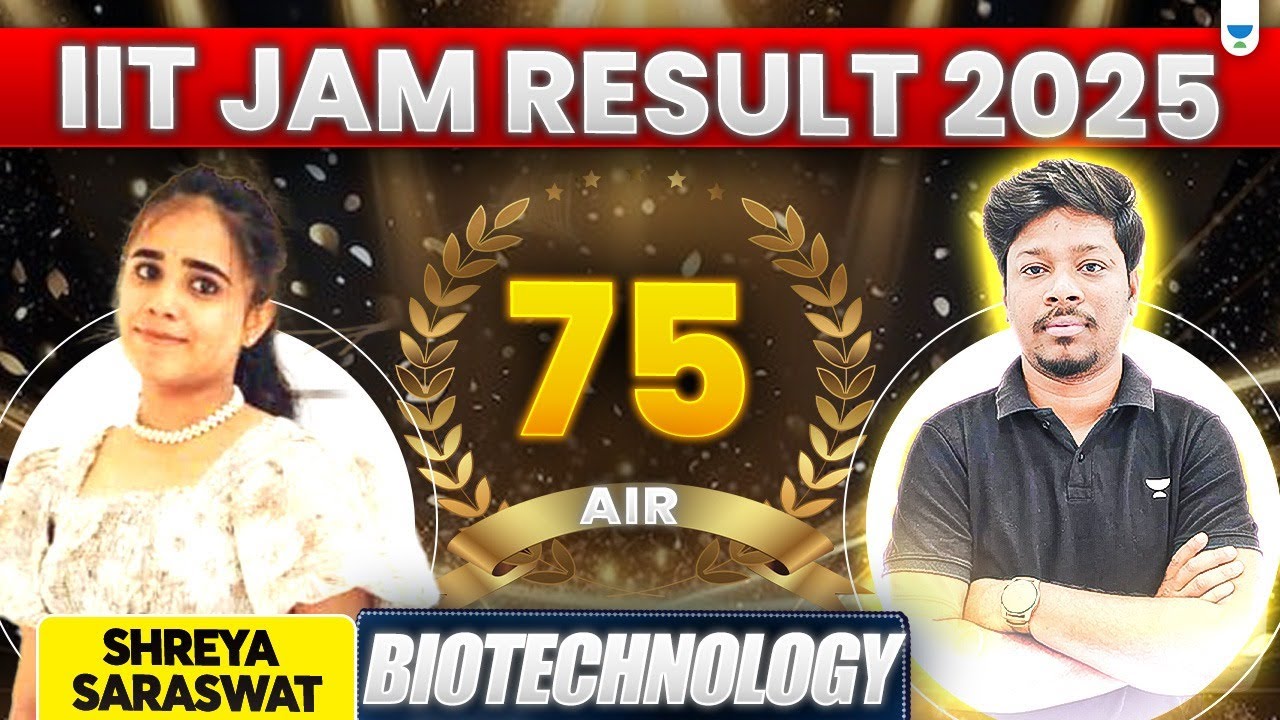 IIT JAM Result 2025 Topper Interview | Meet AIR 75 Shreya Saraswat🏆 ...