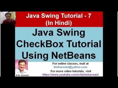 Java Swing (Hindi) - How to use JCheckBox - YouTube