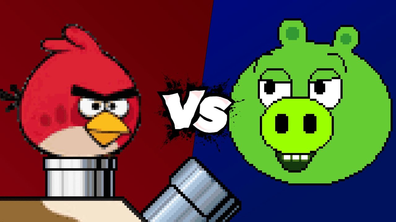MUGEN Battle - Angry Birds Tank vs Minion Pig - YouTube