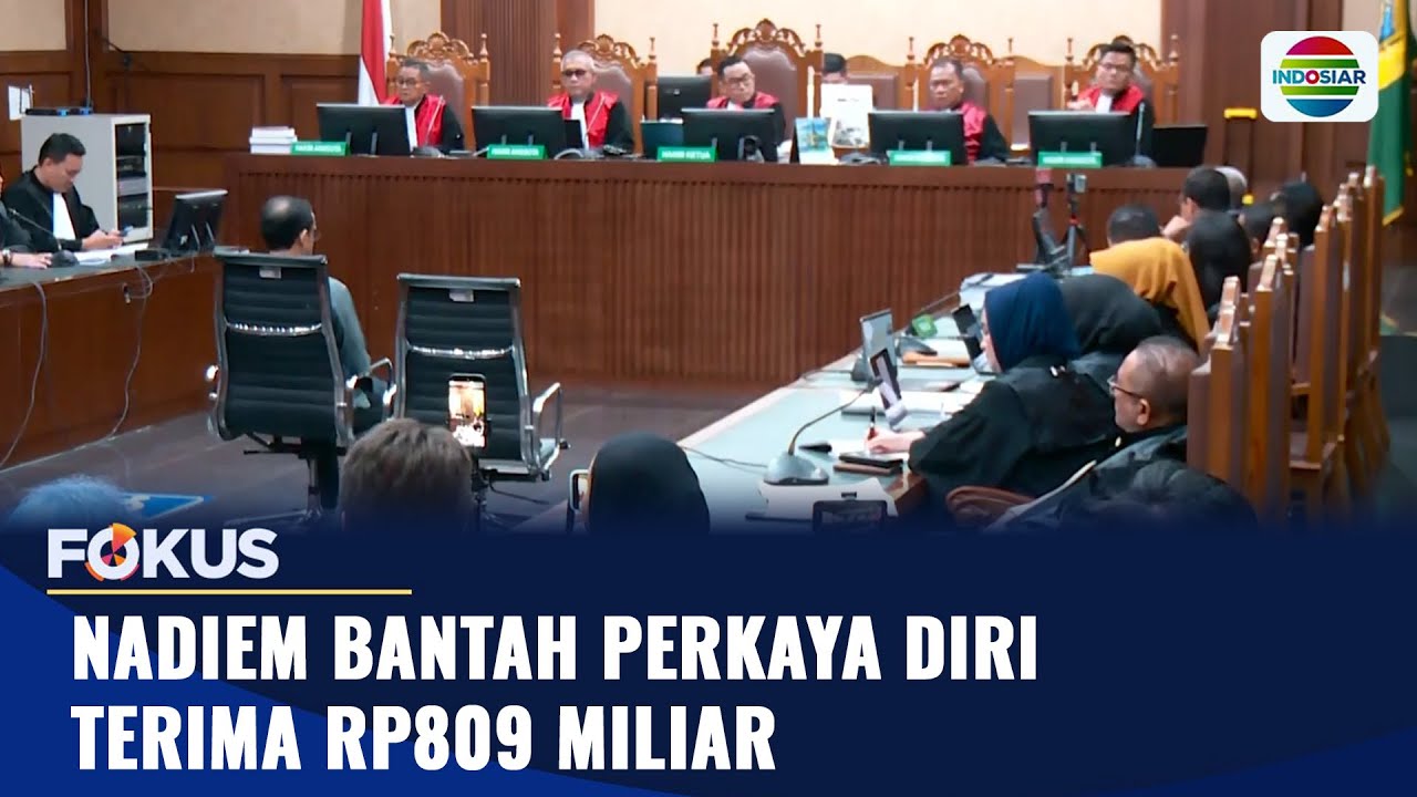 Nadiem Bantah Perkaya Diri Terima 809 Miliar Rupiah | Fokus - YouTube