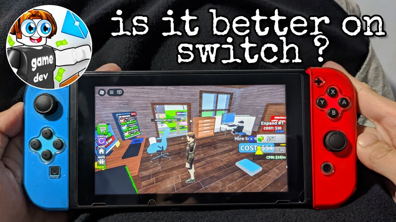 How to Play make games to become rich and famous Roblox on Nintendo ...