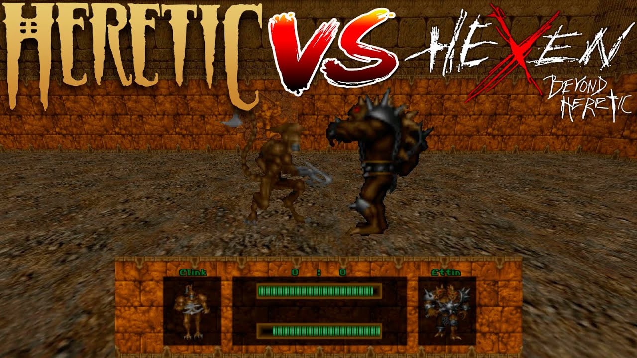 Saberclaw vs Ettin - CROSSOVER FIGHT - HERETIC vs HEXEN Monster ...