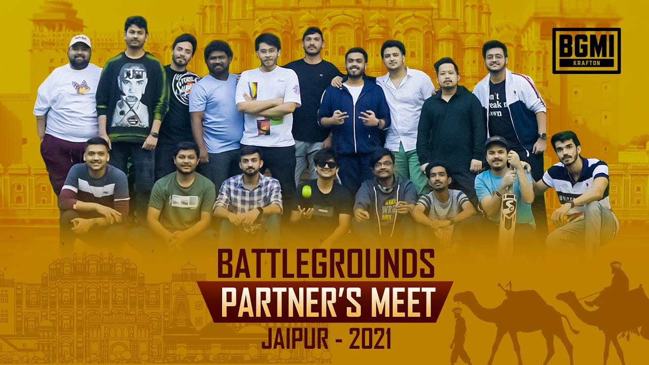 BATTLEGROUNDS PARTNER'S MEET Jaipur 2021 | Fun with BGMI - YouTube