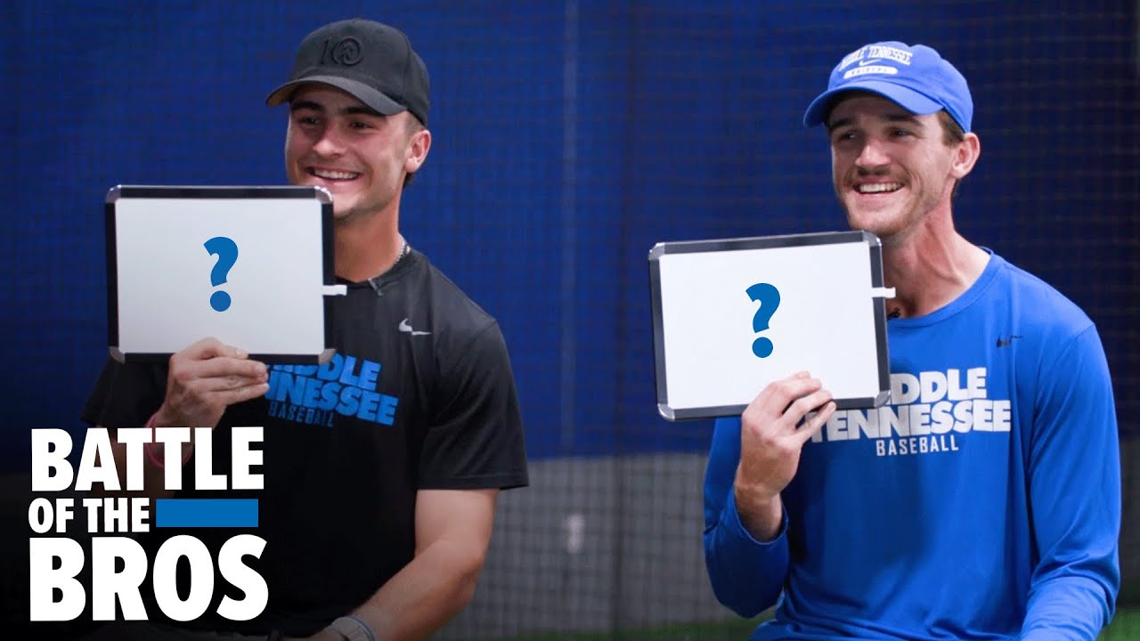 MTSU Baseball Battle of the Bros - Vinsons vs Sniders - YouTube