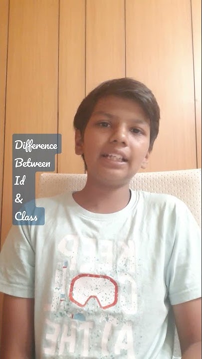Difference Between Id & Class in HTML - YouTube