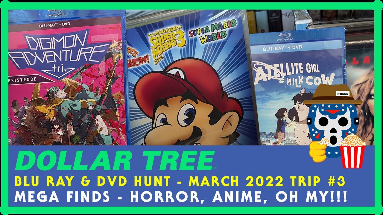 DOLLAR TREE MARCH 2022 Search Store #3 Blu Ray and DVD - MEGA FINDS of ...