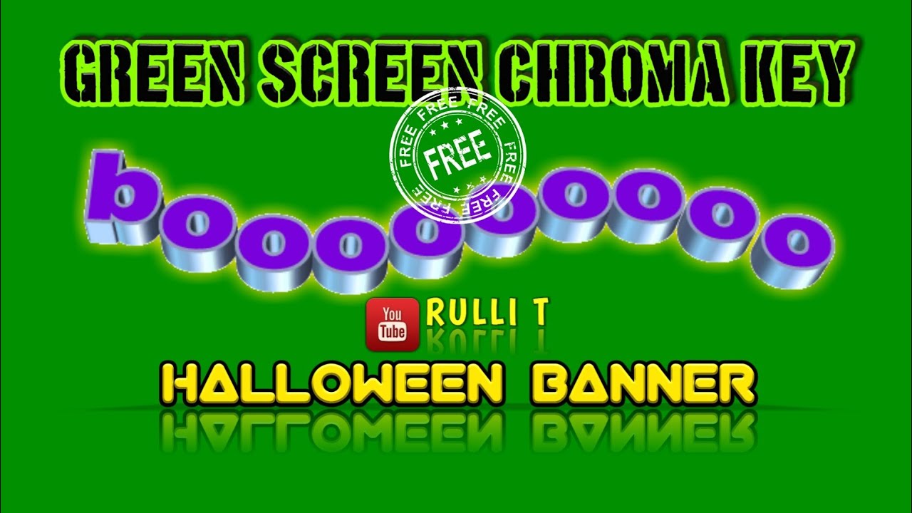 Green Screen HD - BOO BOOOO animation 🔊 sound - YouTube