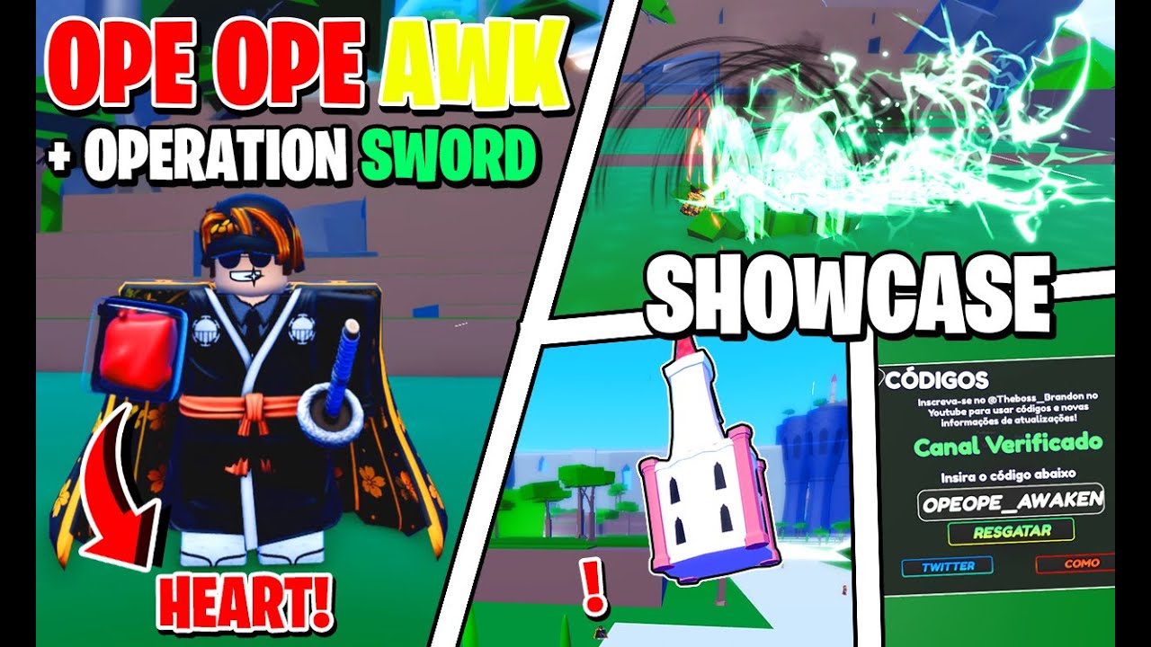 SHOWCASE DA NOVA OPE OPE AWAKEN + OPERATION SWORD E TUDO DA UPDATE NO ...