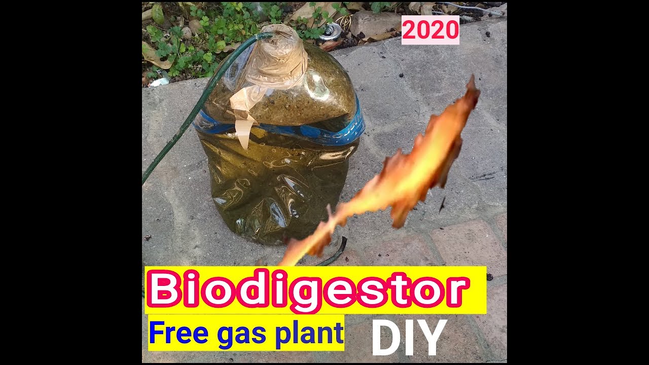 How to make Biogas plant at home - YouTube