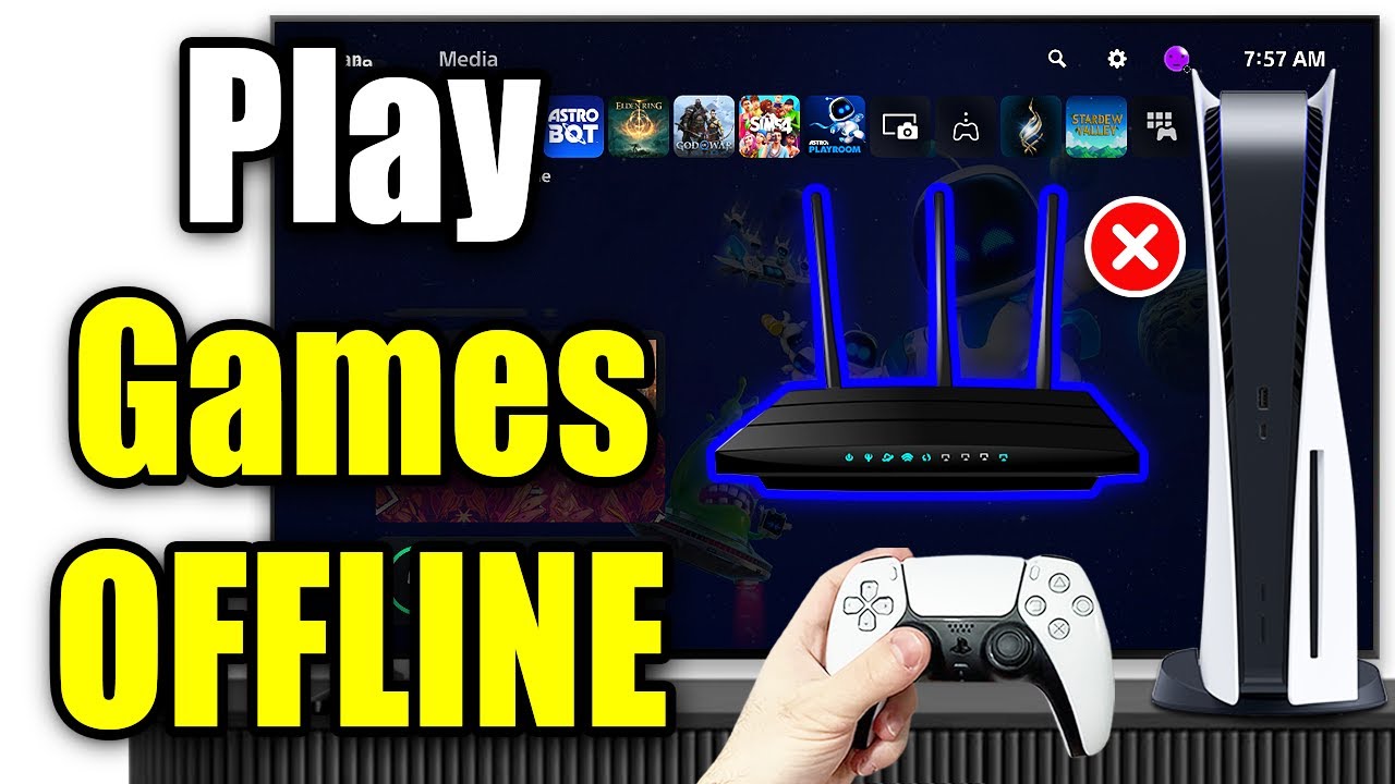 How To Play PS5 Digital Games Offline (No Internet Connection!) - YouTube