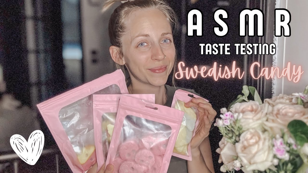 ASMR TASTE TESTING SWEDISH CANDY 🖤 - YouTube