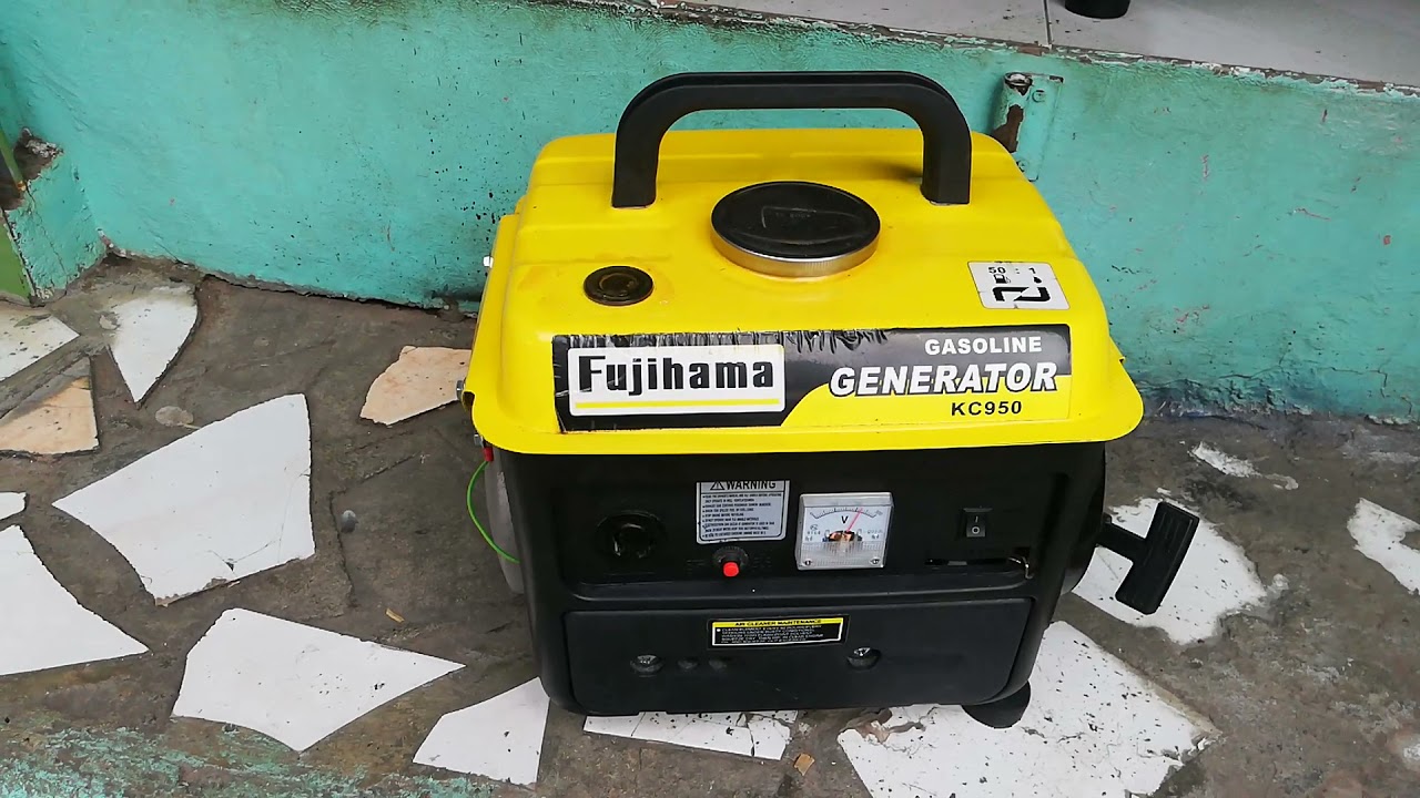 Portable Gas Generator 950 watts - YouTube
