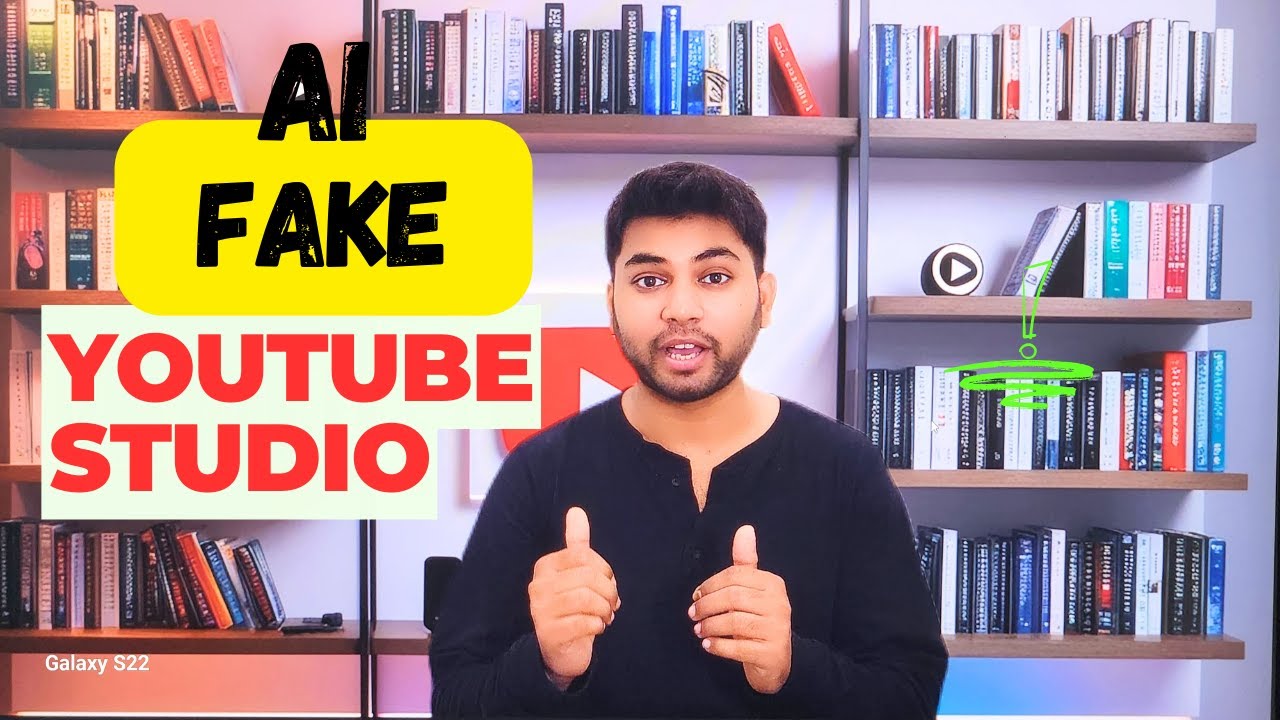 How To Create YouTube studio Background Using AI . - YouTube