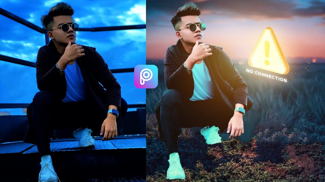 Picsart no connection concept photo editing!! How to edit no connection ...