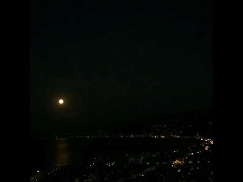 Köyümde gece manzarası