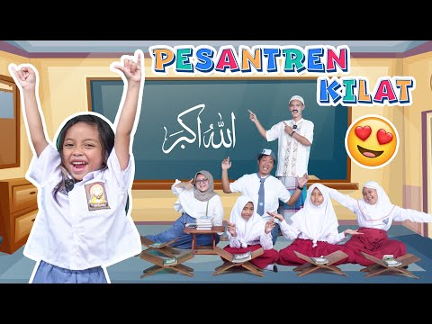 LEIKA COBAIN SEKOLAH PESANTREN KILAT SAAT PUASA‼️ BARENG AYAH BUNDA😍😍