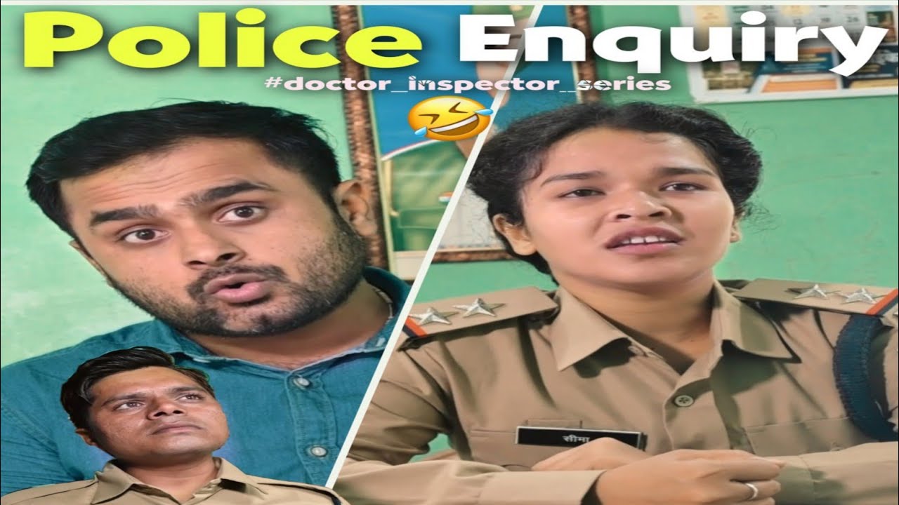 Police enquiry😂 family comedy | doctor and inspector funny series - YouTube