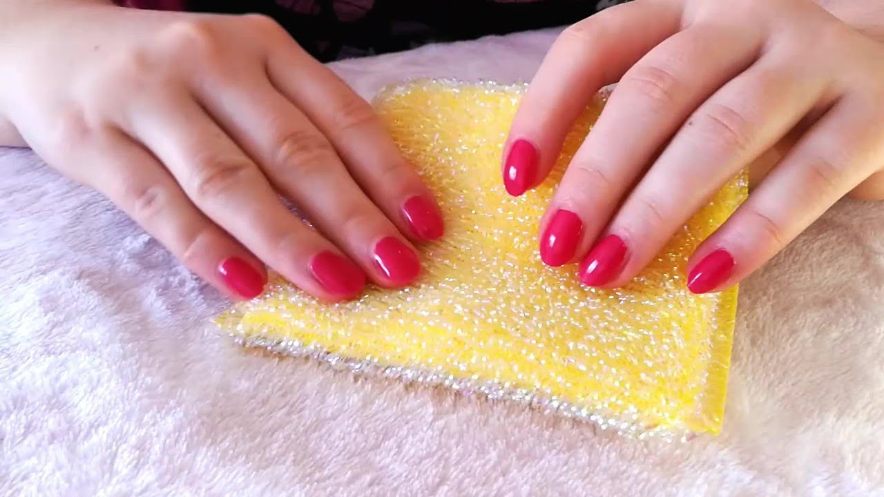ASMR Crunchy Sponge scratching - YouTube