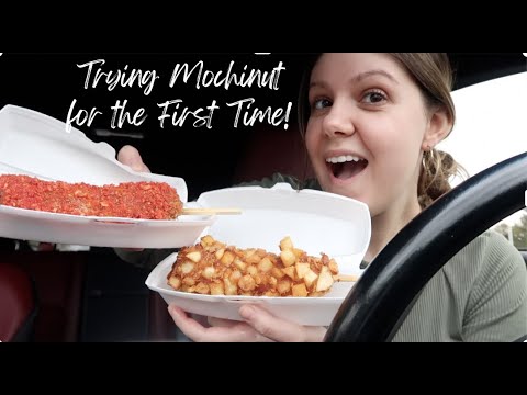 First Time Trying MOCHINUT! (Hot Cheetos Original, Potato Half & Half ...