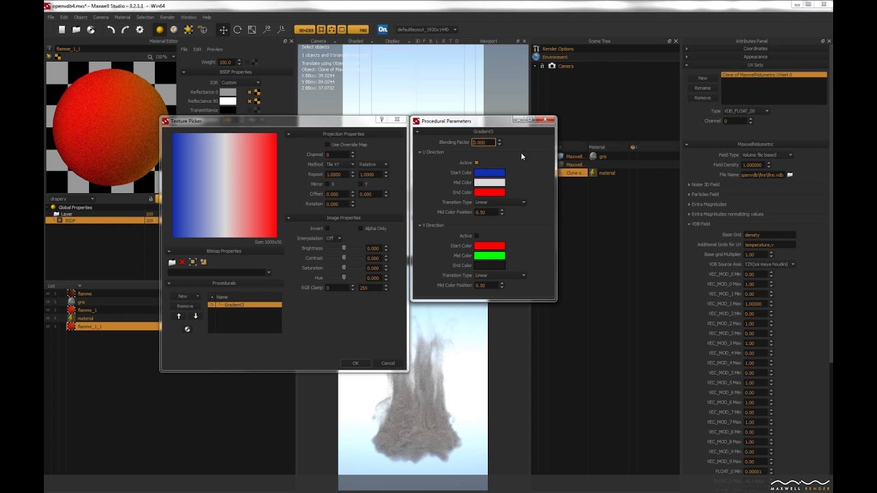 OpenVDB et Maxwell Render - YouTube