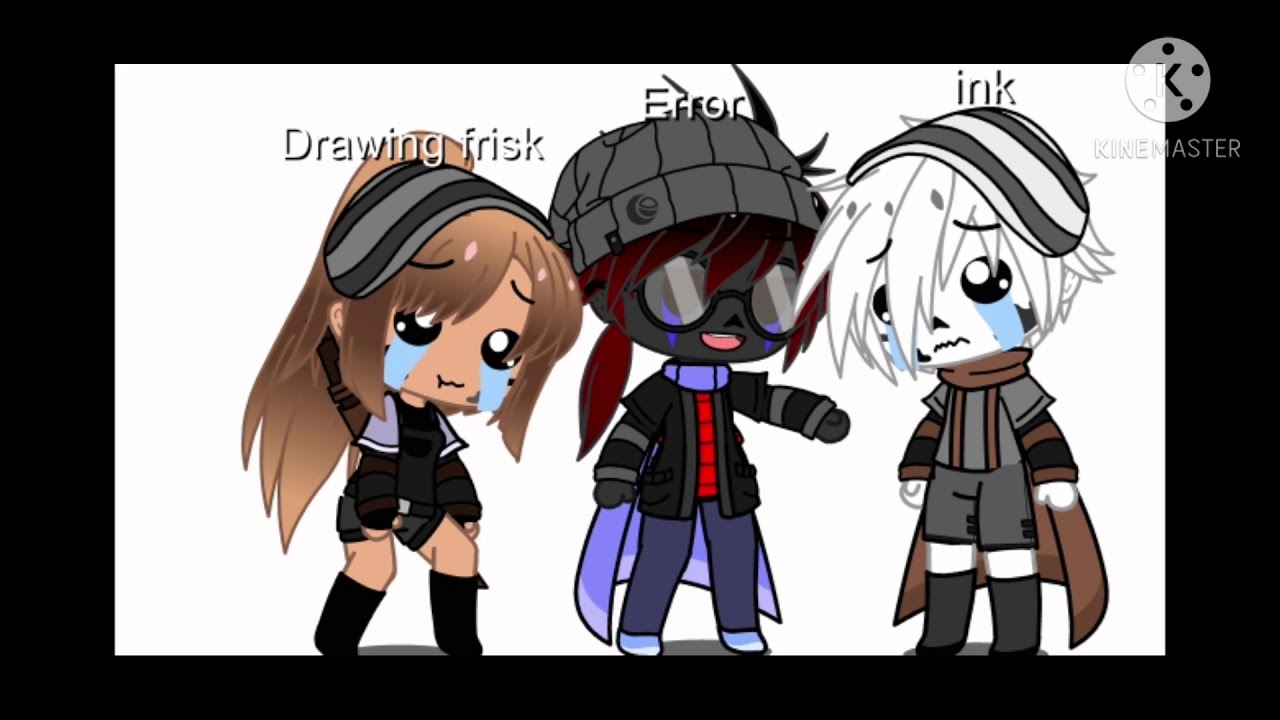 Bottom to the top meme||Undertale AU's||Drawing frisk x ink - YouTube