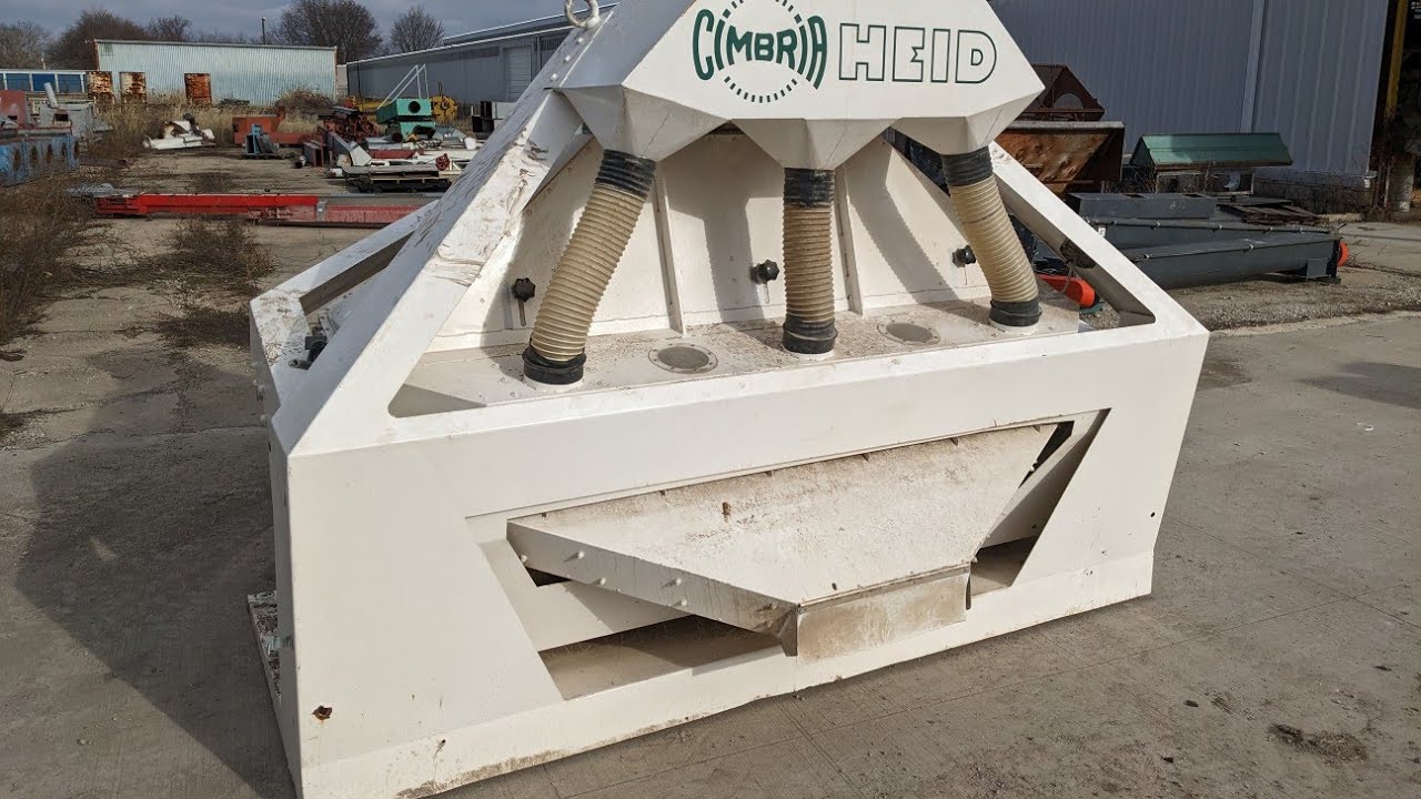 Cimbria Heid TS360S Destoner Density Separator (Unit 1) - YouTube