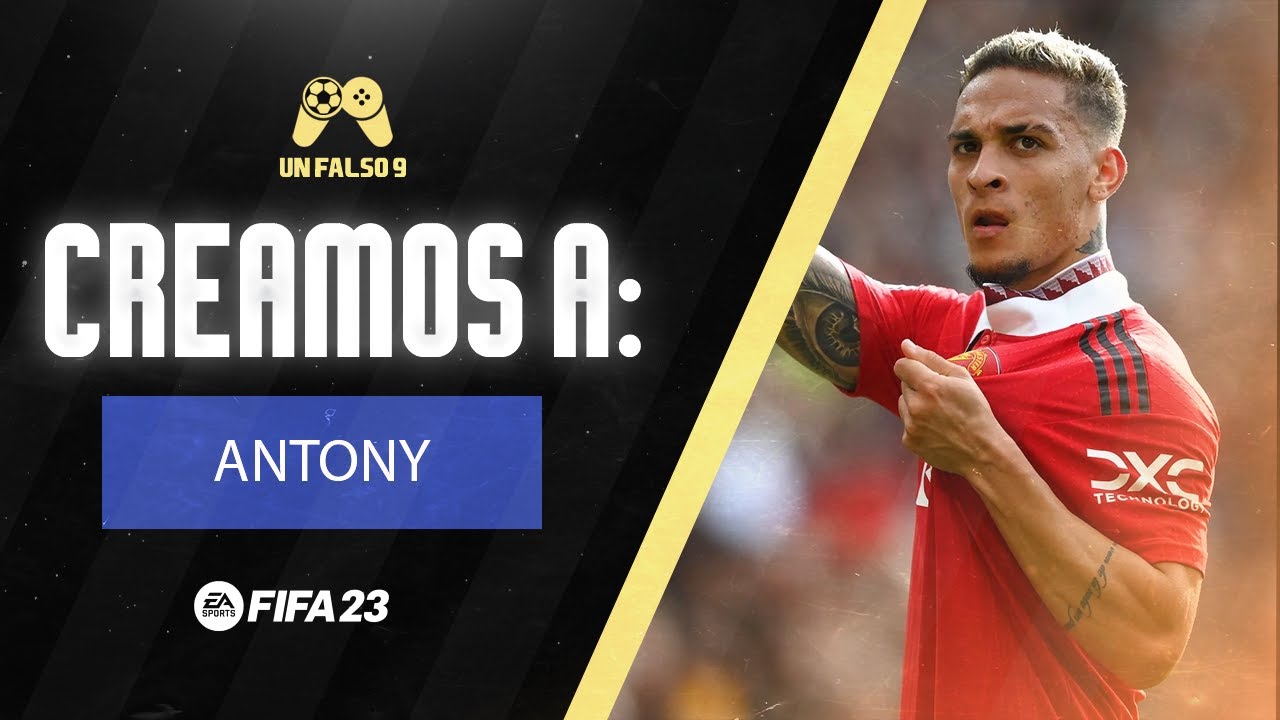 FIFA 23 ANTONY FACE CLUBES PRO PRO CLUBS MANCHESTER UNITED LOOKALIKE ...
