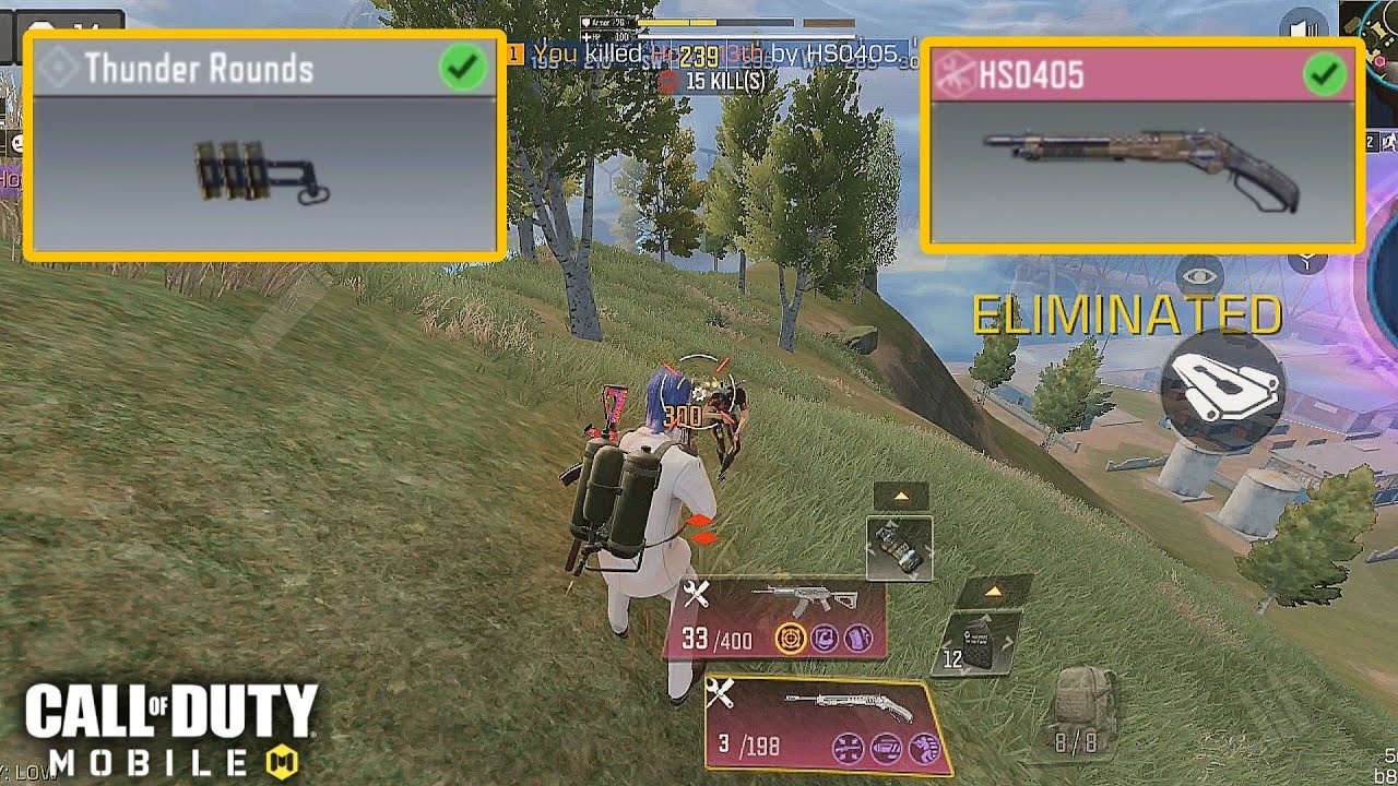 1 HIT DELETE HS0405 with Thunder Round Ammo !!! | POCO X3 PRO | CODM ...