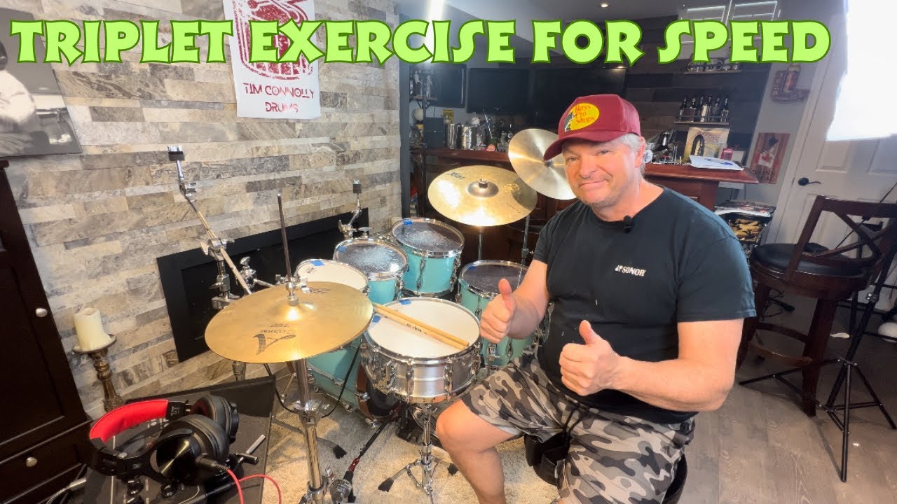 Very cool Triplet exercise/Lick For Developing Speed On The Drums - YouTube
