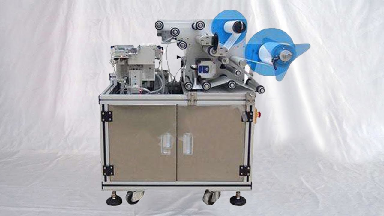 semi automatic cables plugs electronics wire labeling machine folding ...