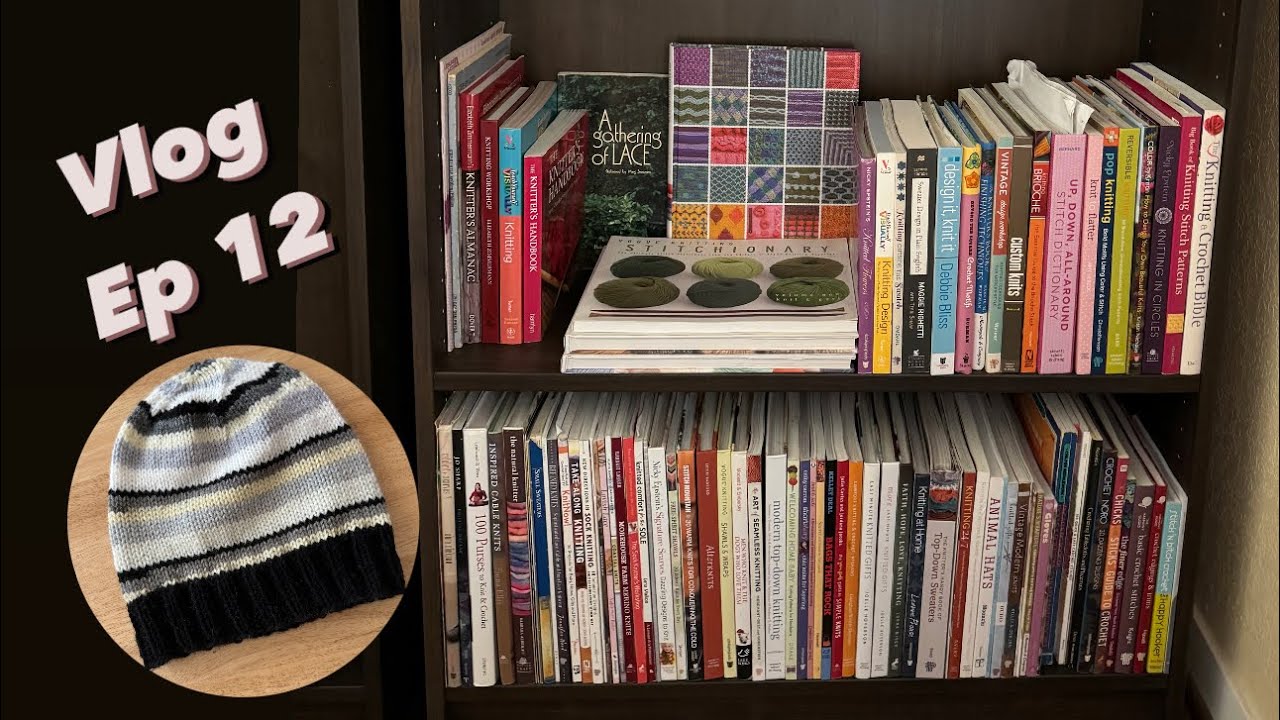 Knitting Podcast / Cozy Vlog Ep 12 🧶 IKEA Billy Bookcases Knitting with ...
