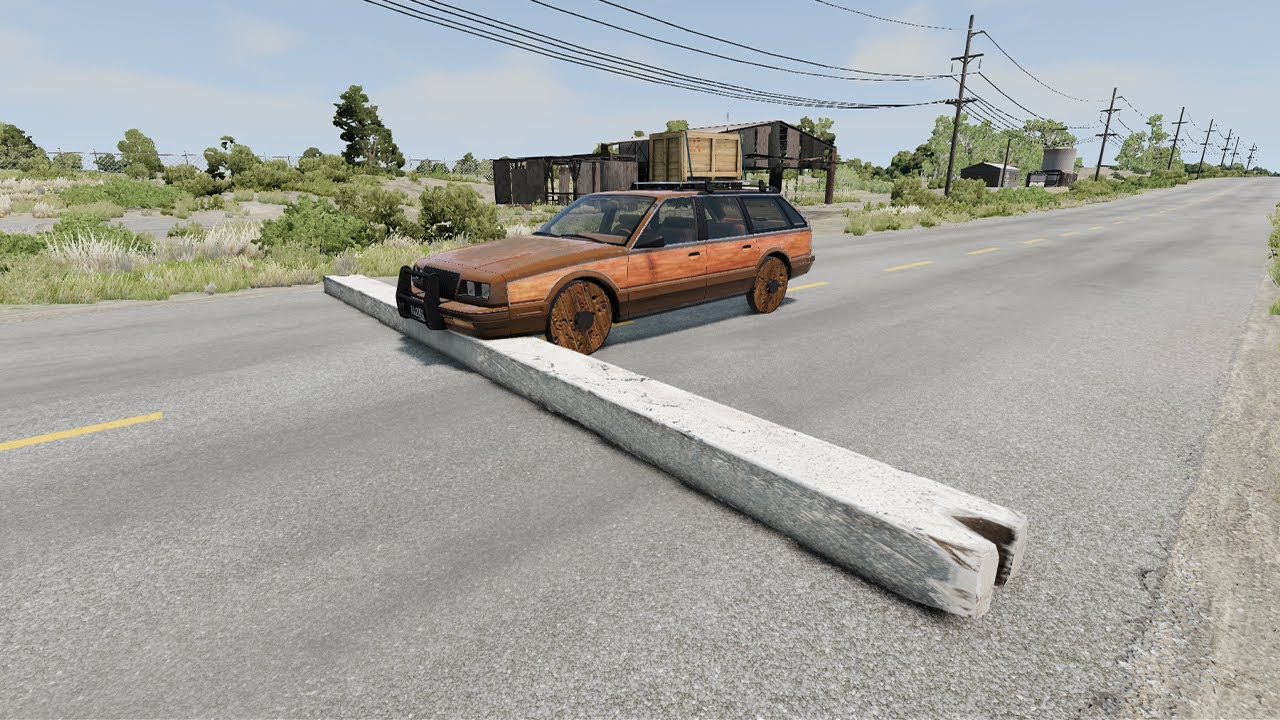 Car vs Ledge #001 - BeamNG drive - YouTube