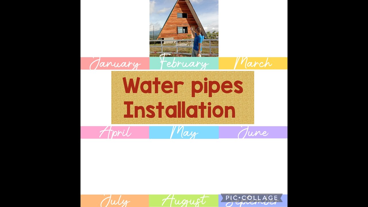 WATER PIPES INSTALLATION gamit ang ppr pipes dito sa bahay....#plumbing ...