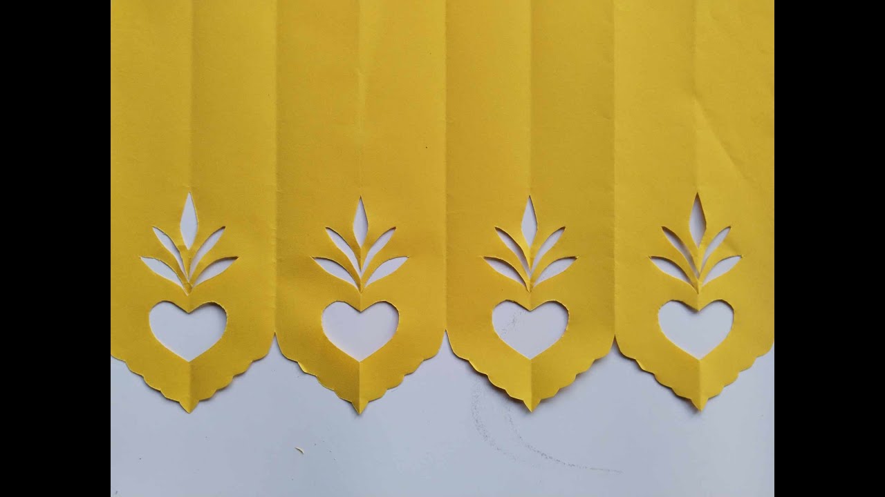 New paper cutting design - YouTube