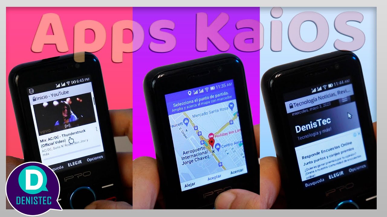 KaiOS: Youtube, Google Maps, Internet, Radio y más Apps 🔥 - YouTube